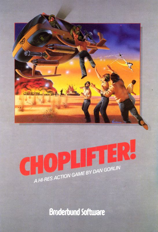 Choplifter! cover or packaging material - MobyGames