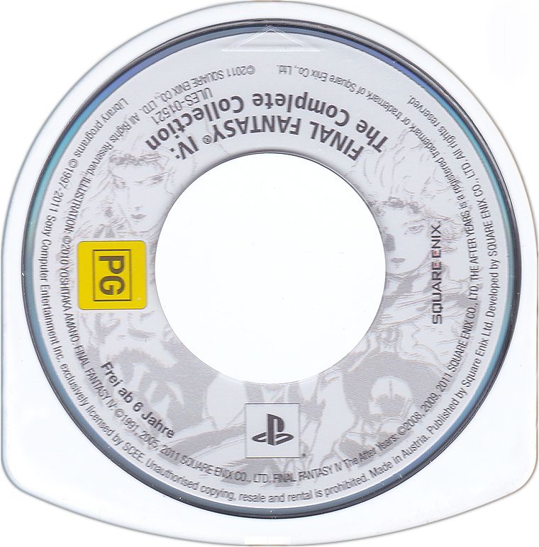 Final Fantasy IV: The Complete Collection cover or packaging material ...