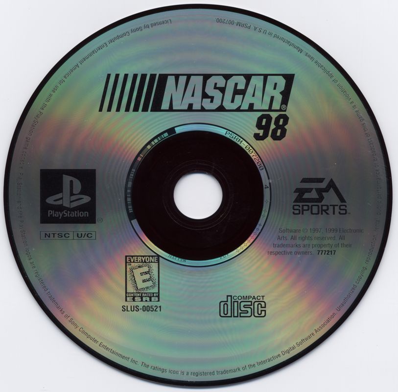 NASCAR 98 cover or packaging material - MobyGames