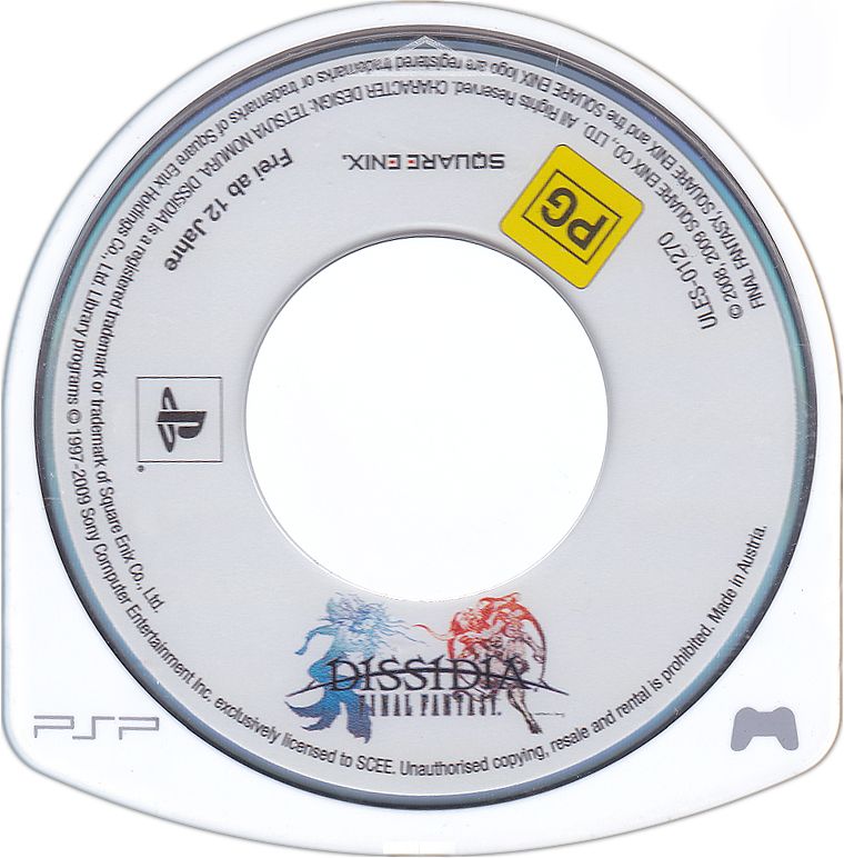 Dissidia: Final Fantasy (Limited Collector’s Edition) cover or ...