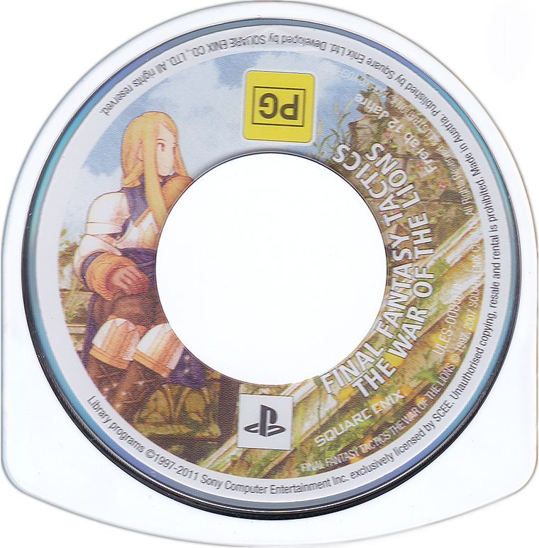 Final Fantasy Tactics: The War of the Lions cover or packaging material ...