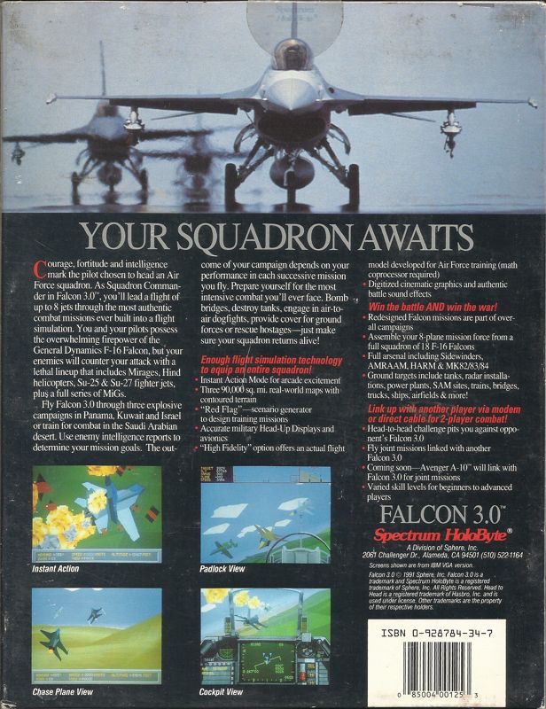 Falcon 3.0 cover or packaging material - MobyGames