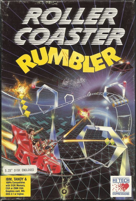 Roller Coaster Rumbler cover or packaging material - MobyGames