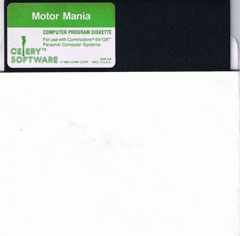 Motor Mania cover or packaging material - MobyGames