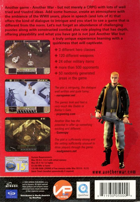 Another War cover or packaging material - MobyGames