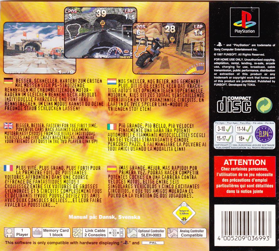 Explosive Racing cover or packaging material - MobyGames