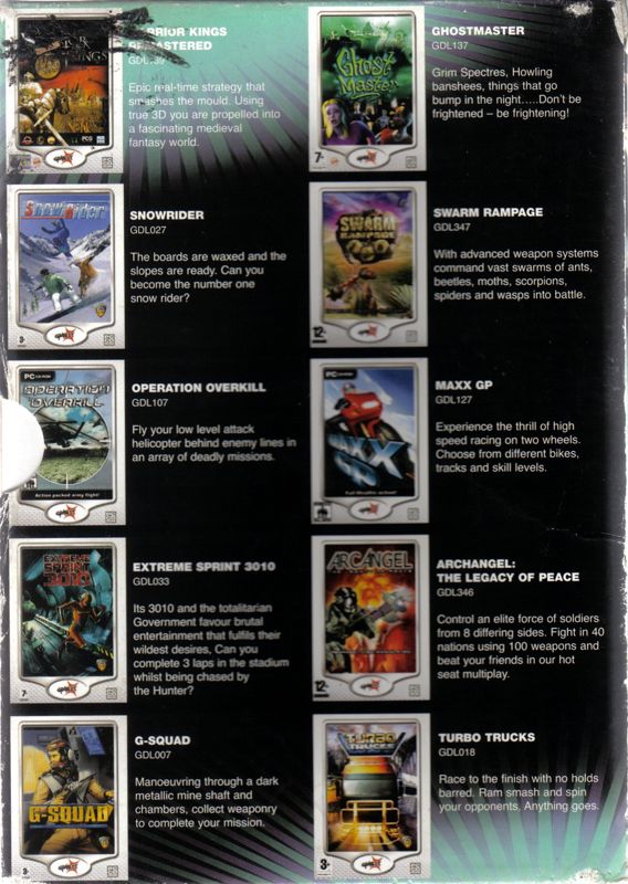 10 Action Packed PC Games: All Action cover or packaging material ...