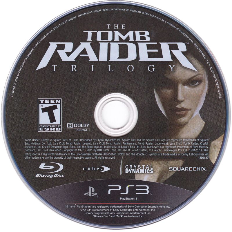 The Tomb Raider Trilogy cover or packaging material - MobyGames
