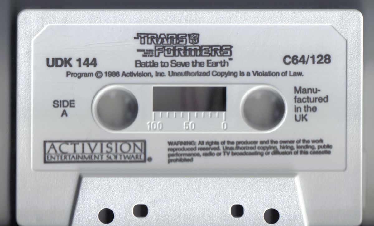 The Transformers: Battle to Save the Earth cover or packaging material ...