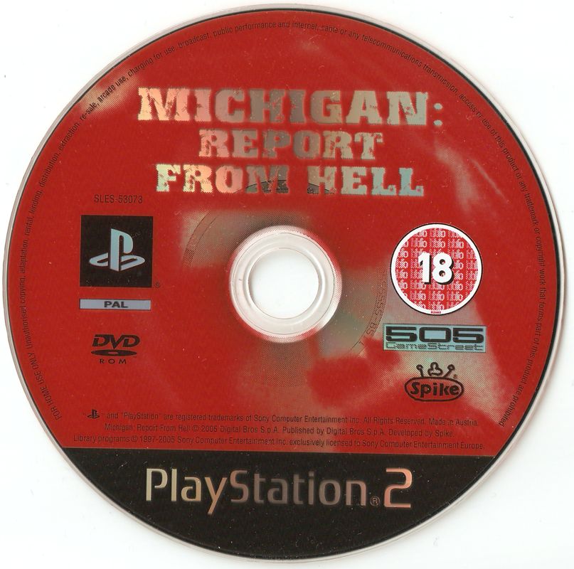 Michigan: Report from Hell cover or packaging material - MobyGames