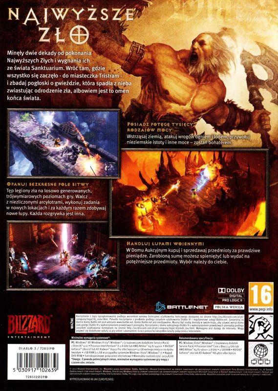 Diablo III cover or packaging material - MobyGames
