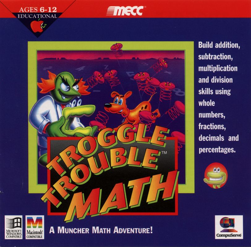 Troggle Trouble Math (1994) - MobyGames