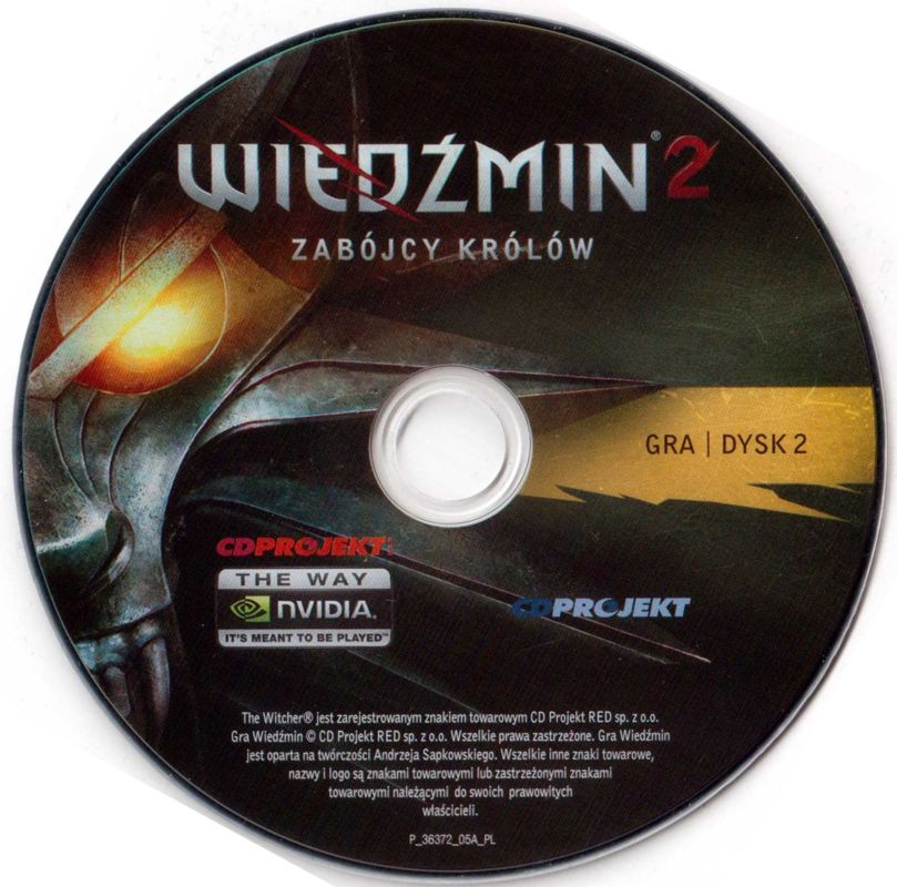 The Witcher 2: Assassins of Kings cover or packaging material - MobyGames