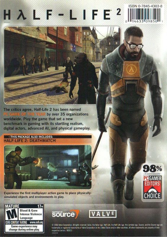 Half-Life 2 cover or packaging material - MobyGames