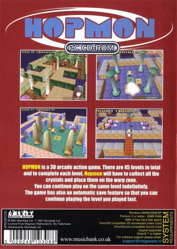 Hopmon cover or packaging material - MobyGames