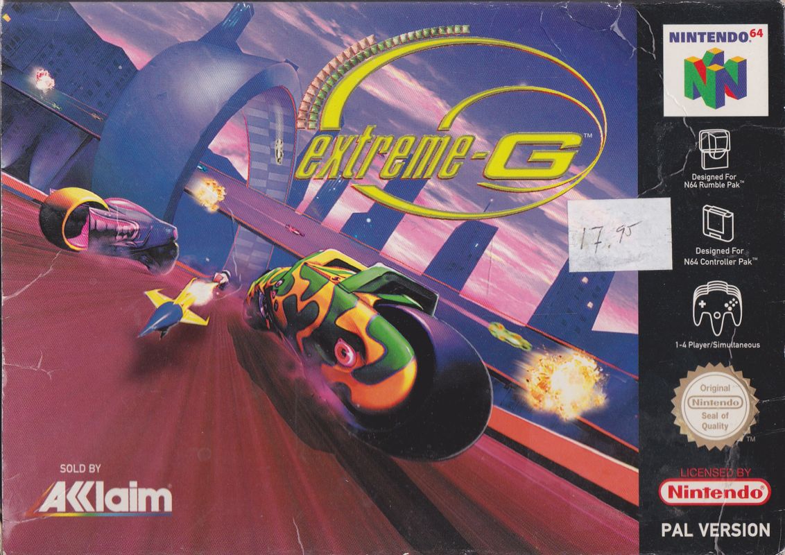 Extreme-G cover or packaging material - MobyGames