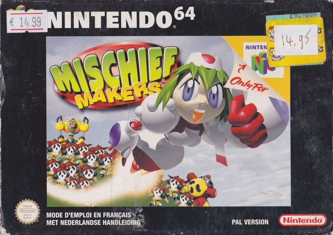 Mischief Makers cover or packaging material - MobyGames