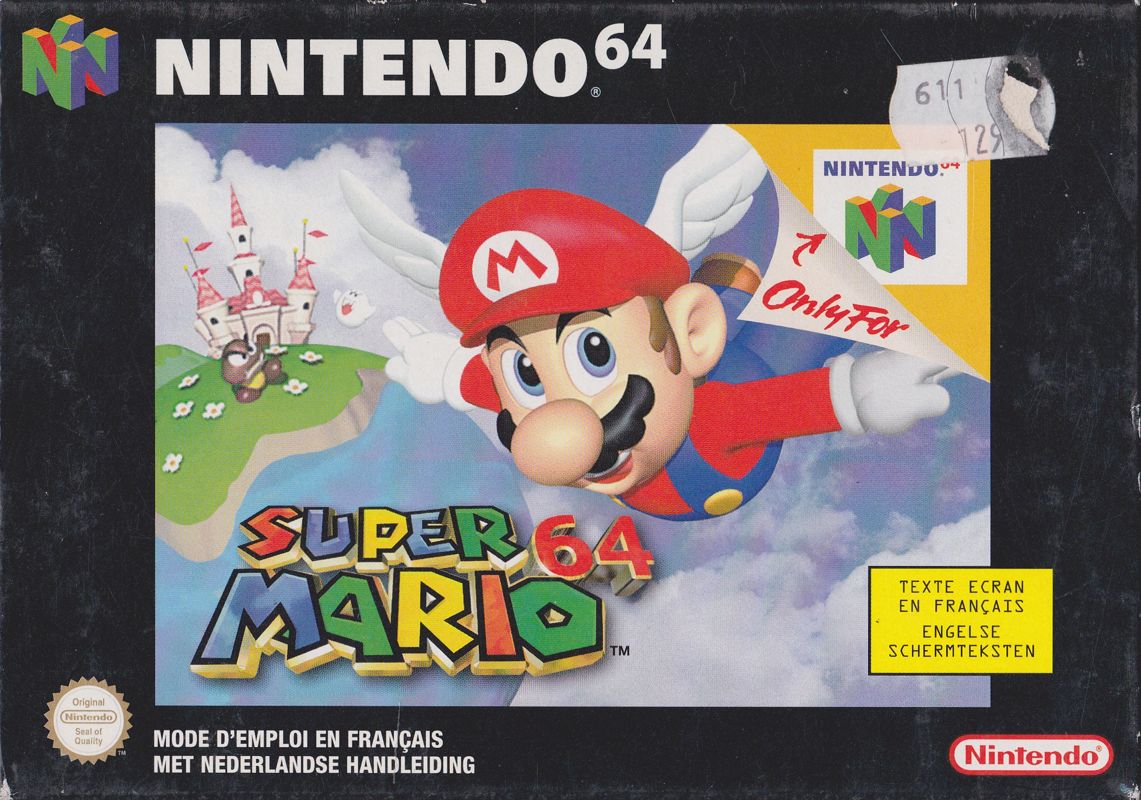 Super Mario 64 cover or packaging material - MobyGames