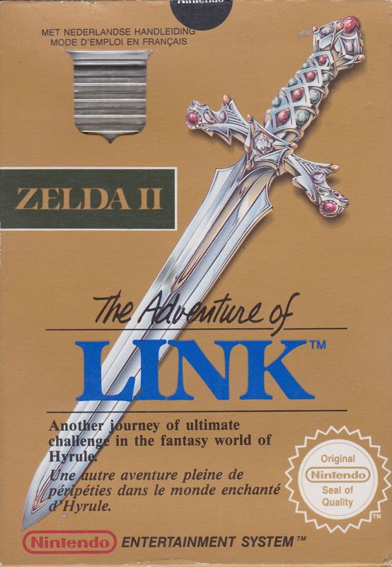 Zelda II: The Adventure of Link cover or packaging material - MobyGames