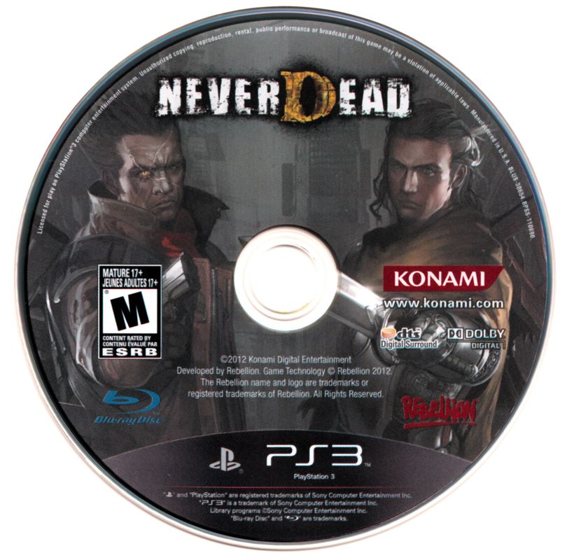 NeverDead cover or packaging material - MobyGames