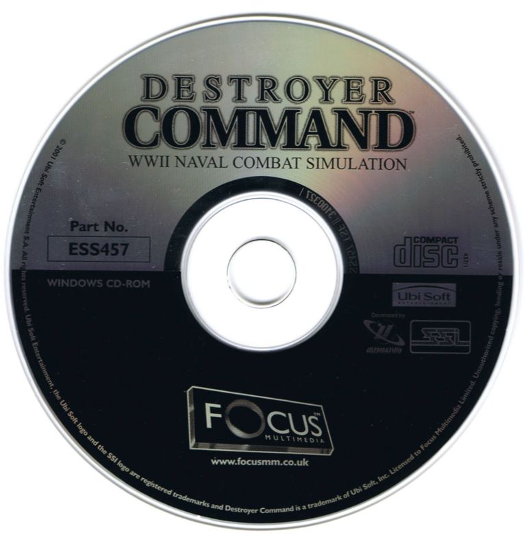 Destroyer Command cover or packaging material - MobyGames
