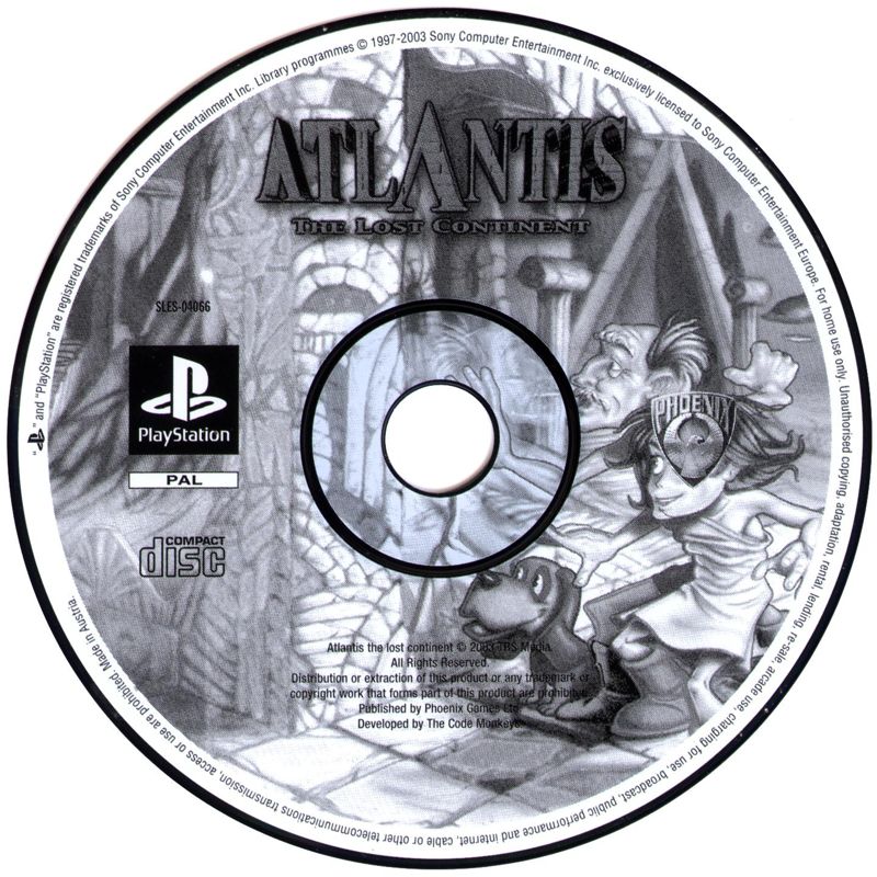 Atlantis: The Lost Continent cover or packaging material - MobyGames