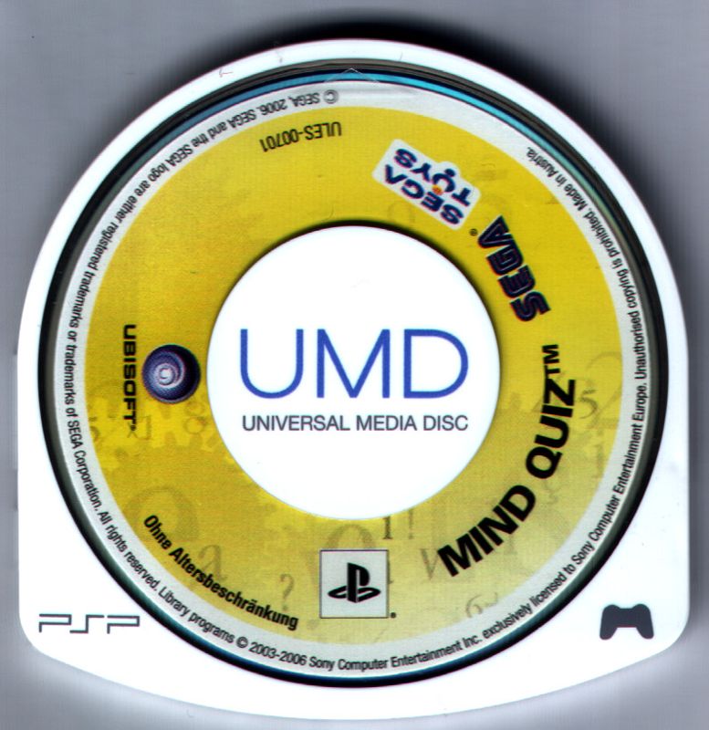 M¿nd Quiz cover or packaging material - MobyGames