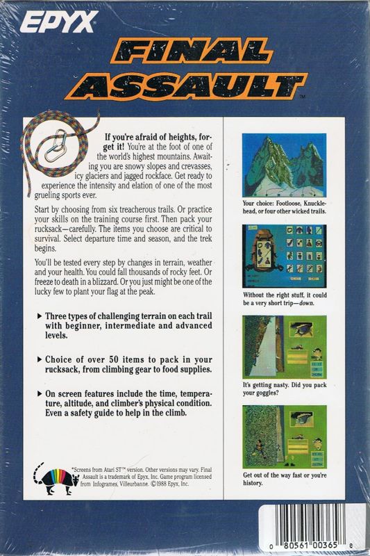 Final Assault cover or packaging material - MobyGames