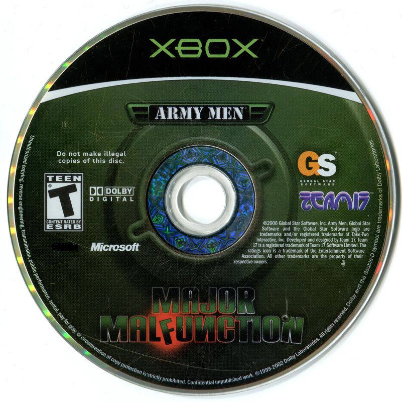 Army Men: Major Malfunction cover or packaging material - MobyGames