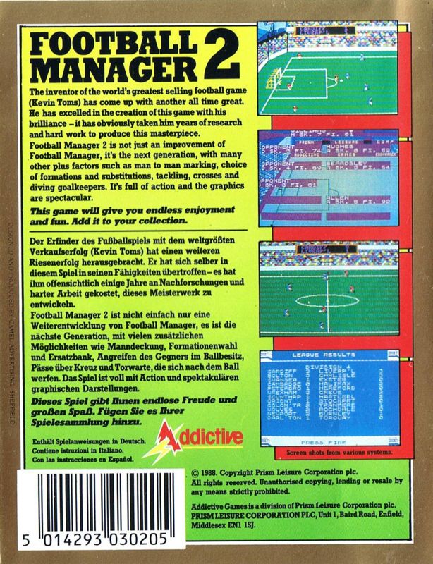 Football Manager 2 cover or packaging material - MobyGames