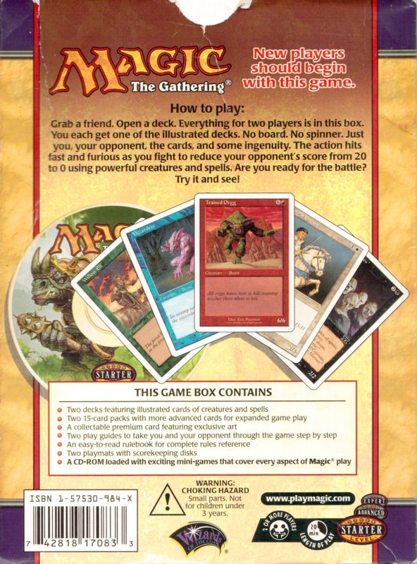 Magic: The Gathering - Starter Level cover or packaging material ...