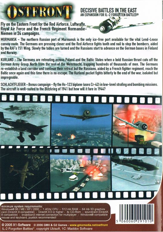 Ostfront: Decisive Battles in the East cover or packaging material ...