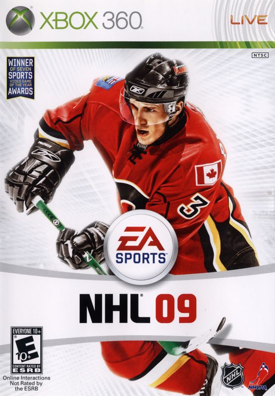 NHL 09 cover or packaging material - MobyGames
