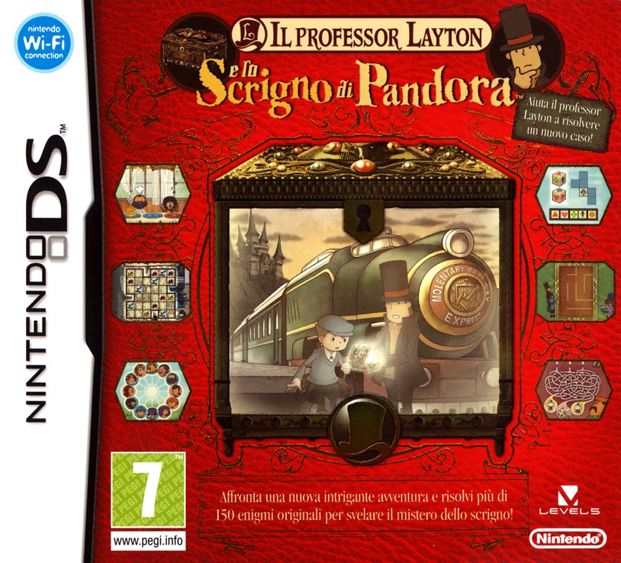 Professor Layton and the Diabolical Box cover or packaging material ...
