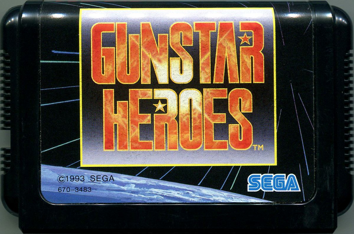 Gunstar Heroes cover or packaging material - MobyGames