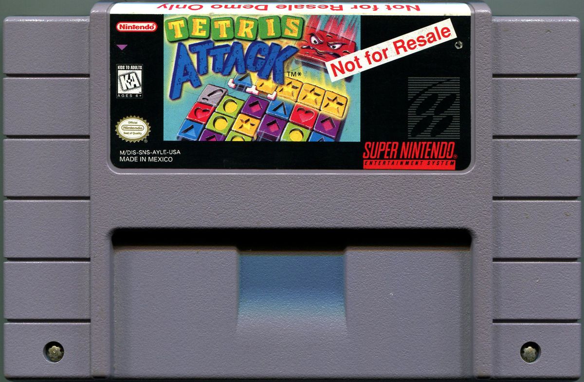 Tetris Attack cover or packaging material - MobyGames