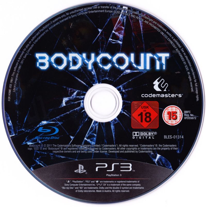 Bodycount cover or packaging material - MobyGames