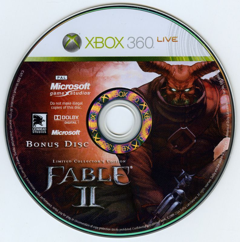 Fable II (Limited Collector's Edition) cover or packaging material ...