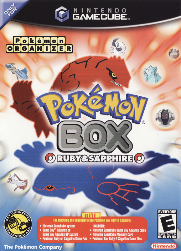 Pokémon Box: Ruby & Sapphire cover or packaging material - MobyGames