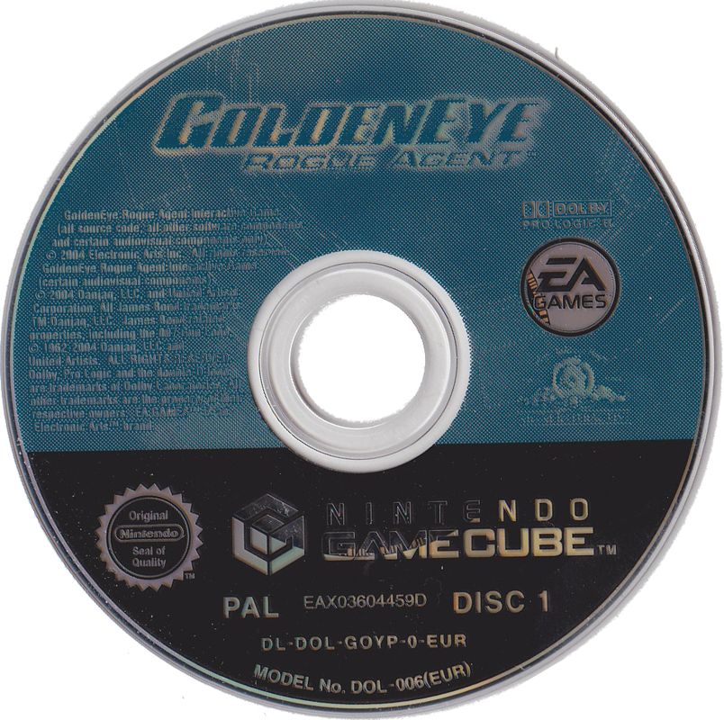 GoldenEye: Rogue Agent cover or packaging material - MobyGames