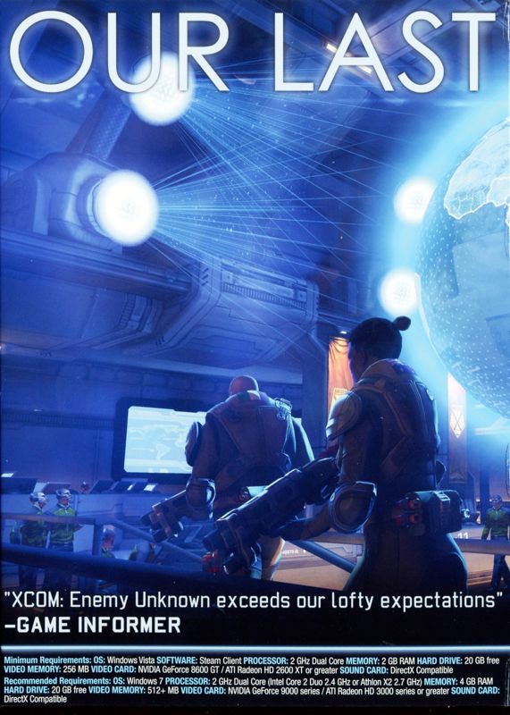 Xcom Enemy Unknown Special Edition Cover Or Packaging Material Mobygames