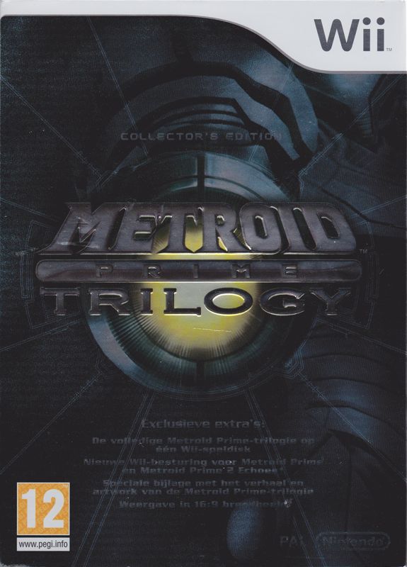 Metroid Prime Trilogy cover or packaging material - MobyGames