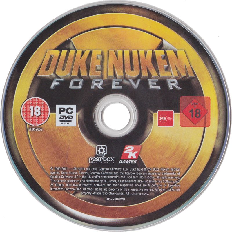 Duke Nukem Forever cover or packaging material - MobyGames