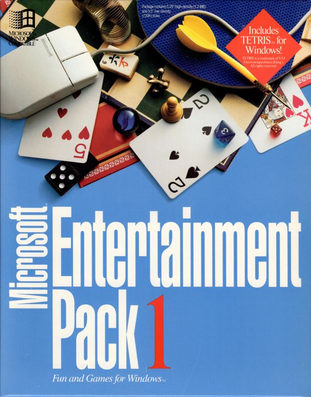 Microsoft Entertainment Pack for Windows cover or packaging material ...