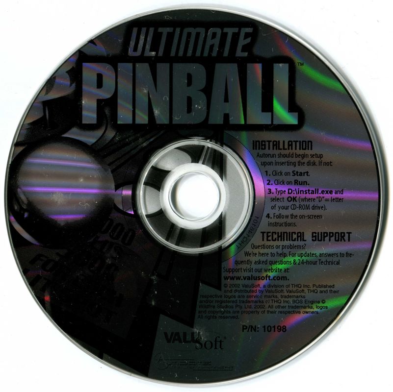 Ultimate Pinball cover or packaging material - MobyGames