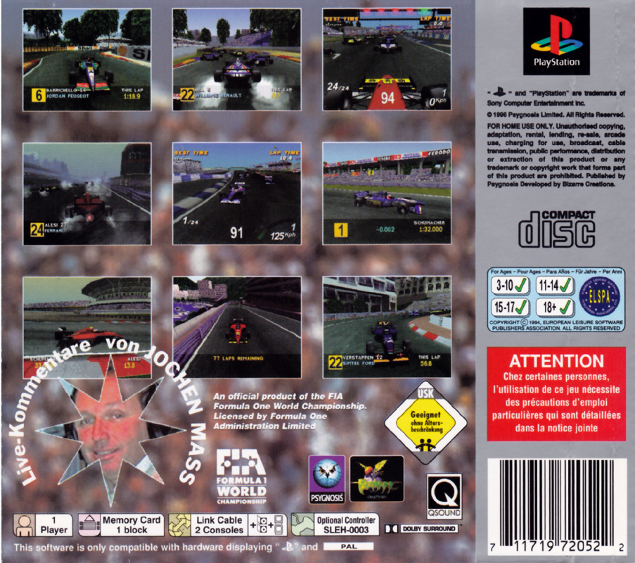 Formula 1 cover or packaging material - MobyGames