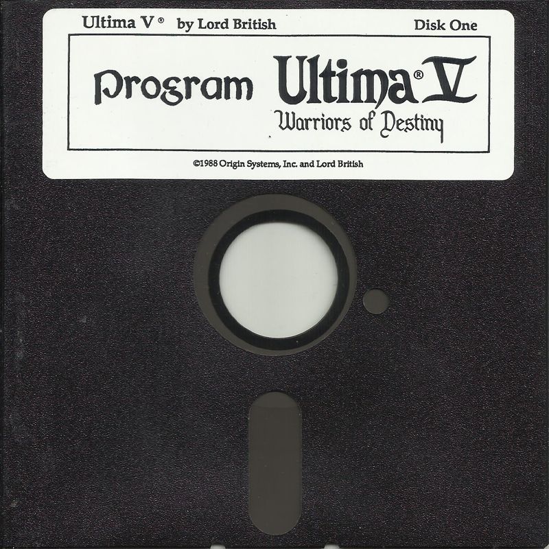 Ultima V: Warriors of Destiny cover or packaging material - MobyGames