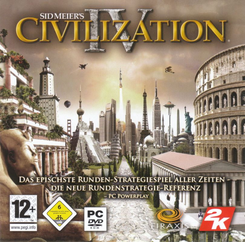 Sid Meier's Civilization IV cover or packaging material - MobyGames