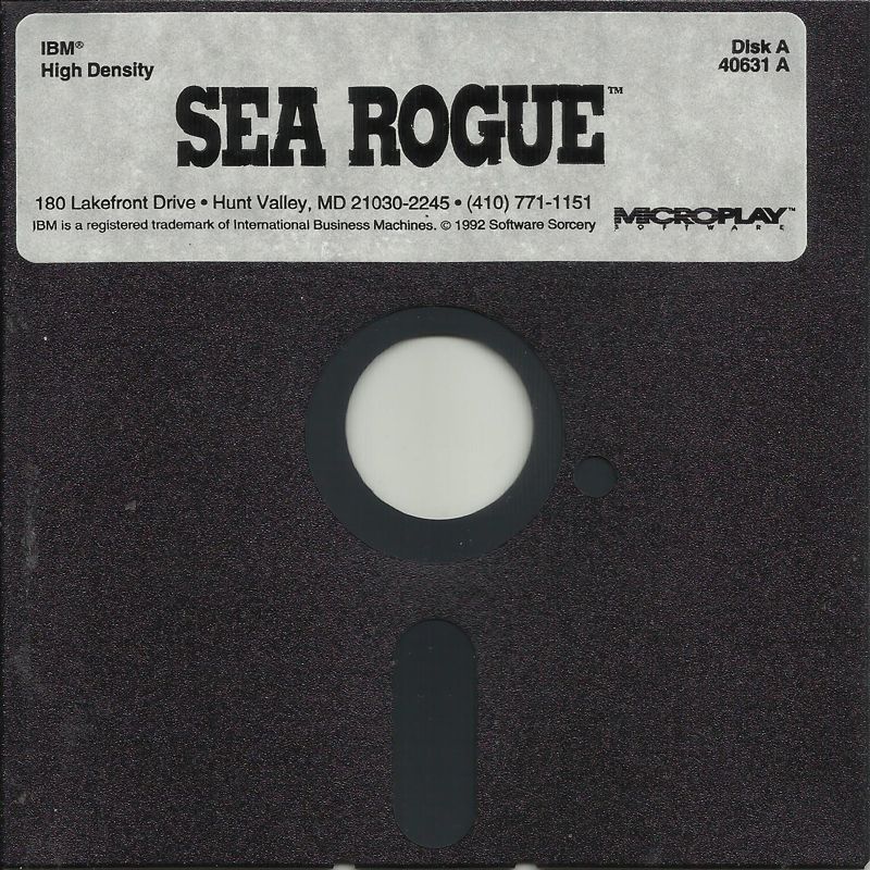 Sea Rogue cover or packaging material - MobyGames
