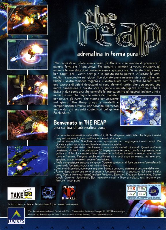The Reap cover or packaging material - MobyGames